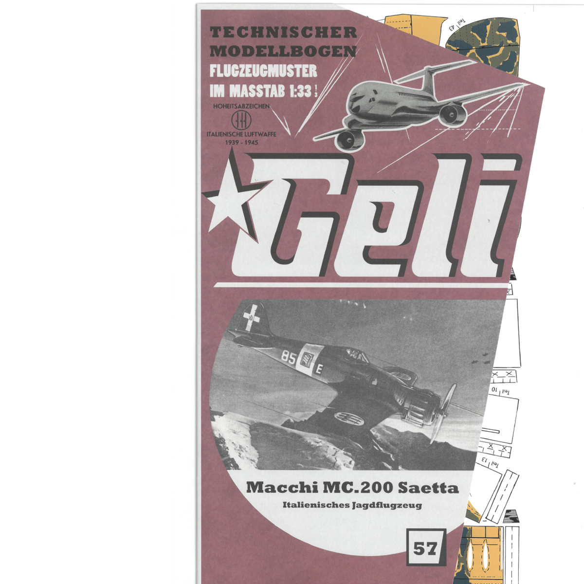 Macchi C200 Saetta – Geli-Modellbau