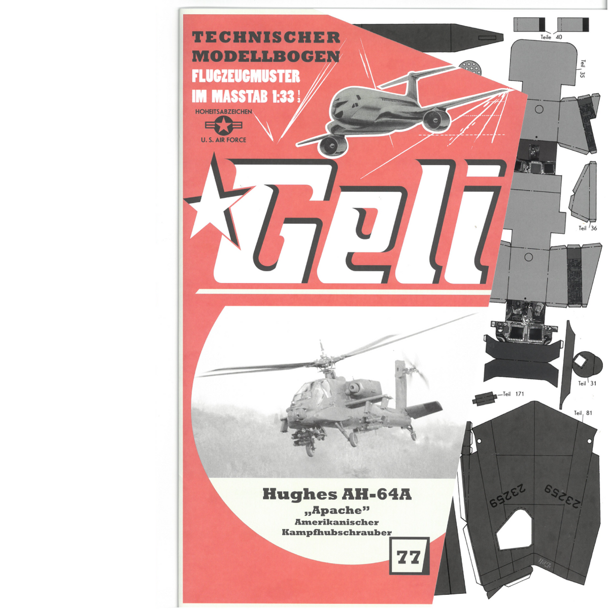 Apache AH-64 A – Geli-Modellbau