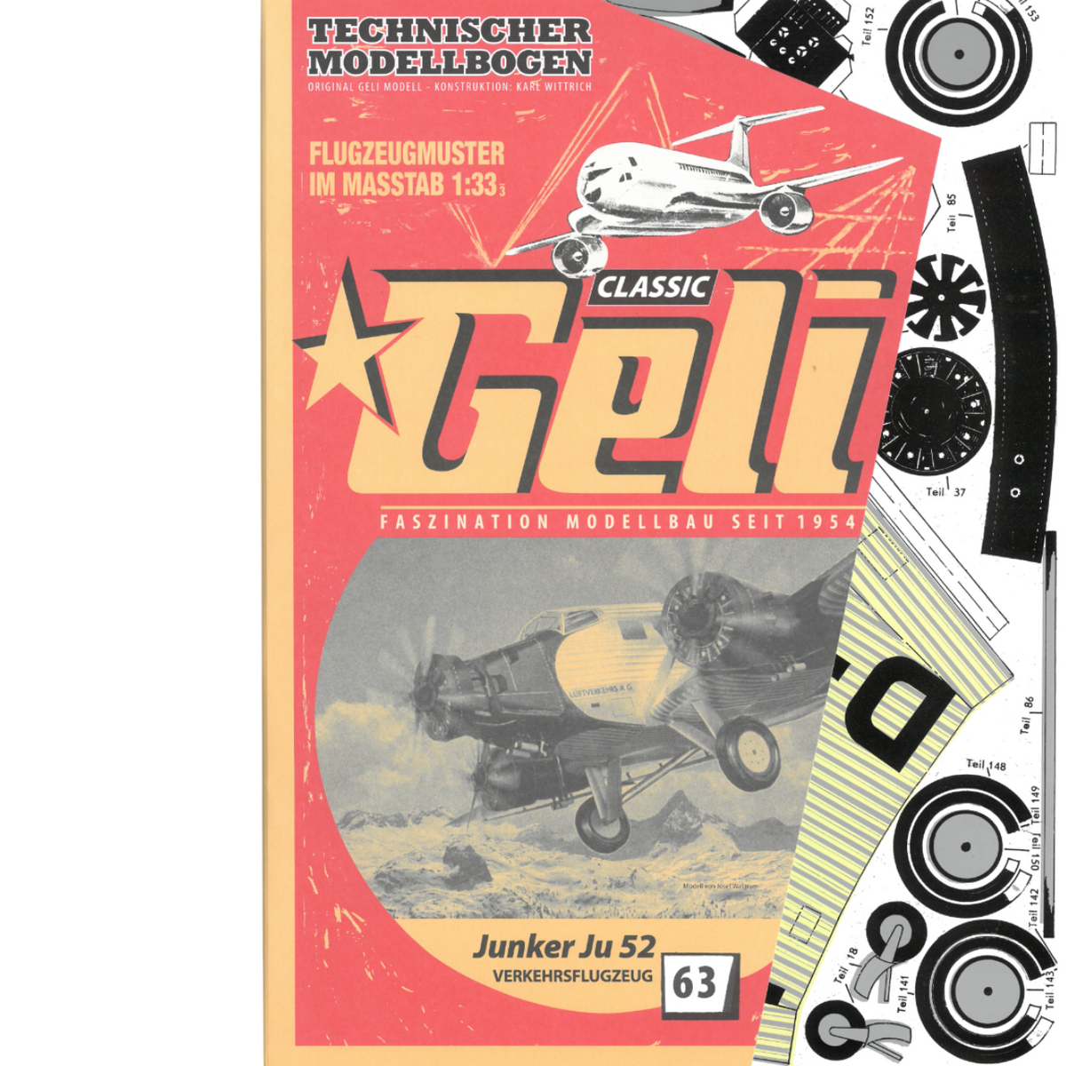 Junkers Ju 52 „Tante Ju“ – Geli-Modellbau