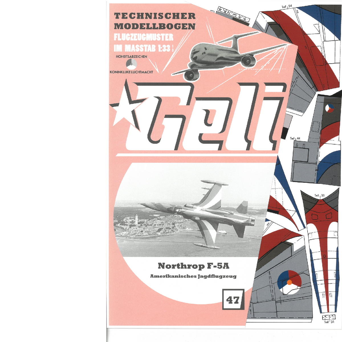 Northrop F-5A „Freedom Fighter“ – Geli-Modellbau