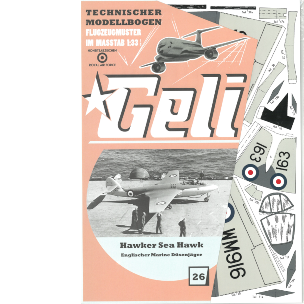 Hawker Sea Hawk – Geli-Modellbau