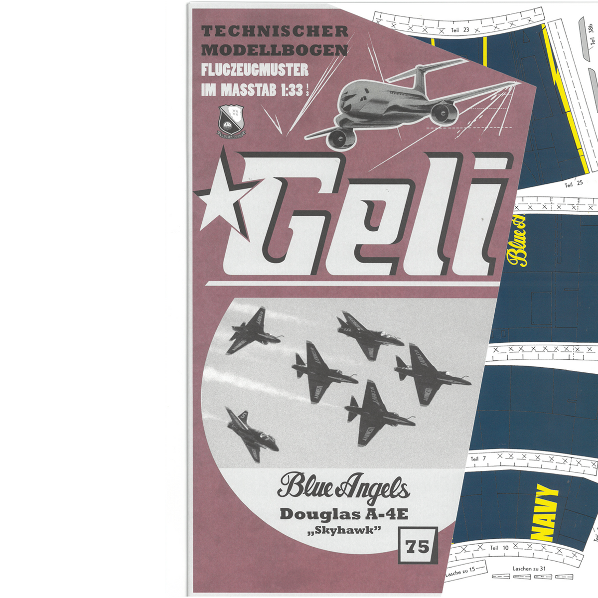 Douglas A-4 Skyhawk „Blue Angels“ – Geli-Modellbau